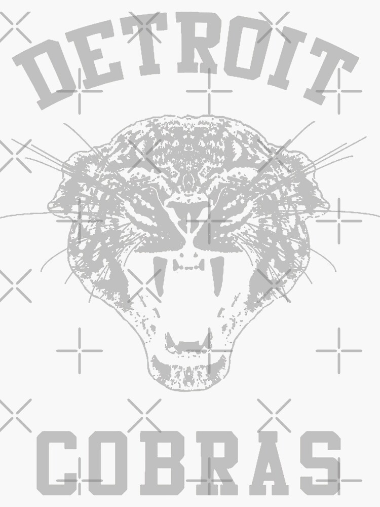 "Detroit Cobras" Sticker by adidwinugrohooo | Redbubble
