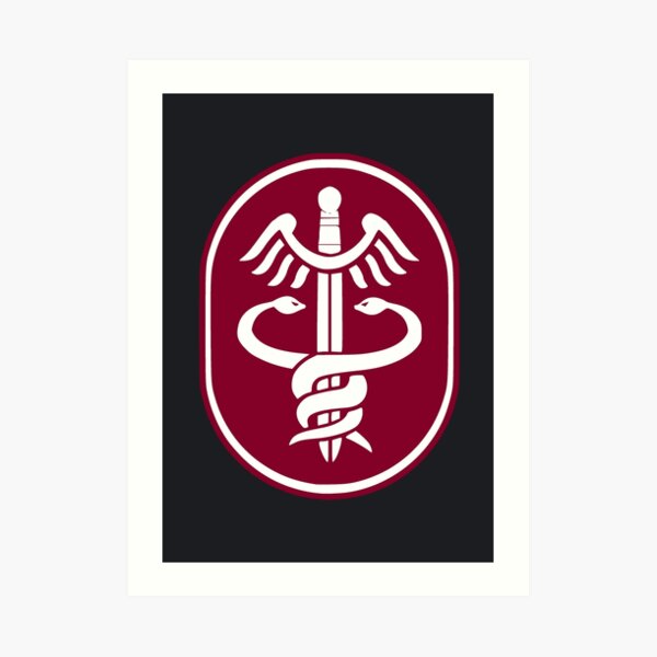 "United States Army Medical Command" Art Print for Sale by ...