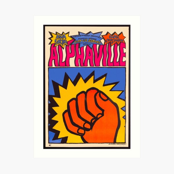 "Vintage Alphaville Movie " Art Print for Sale by Mattstyle | Redbubble