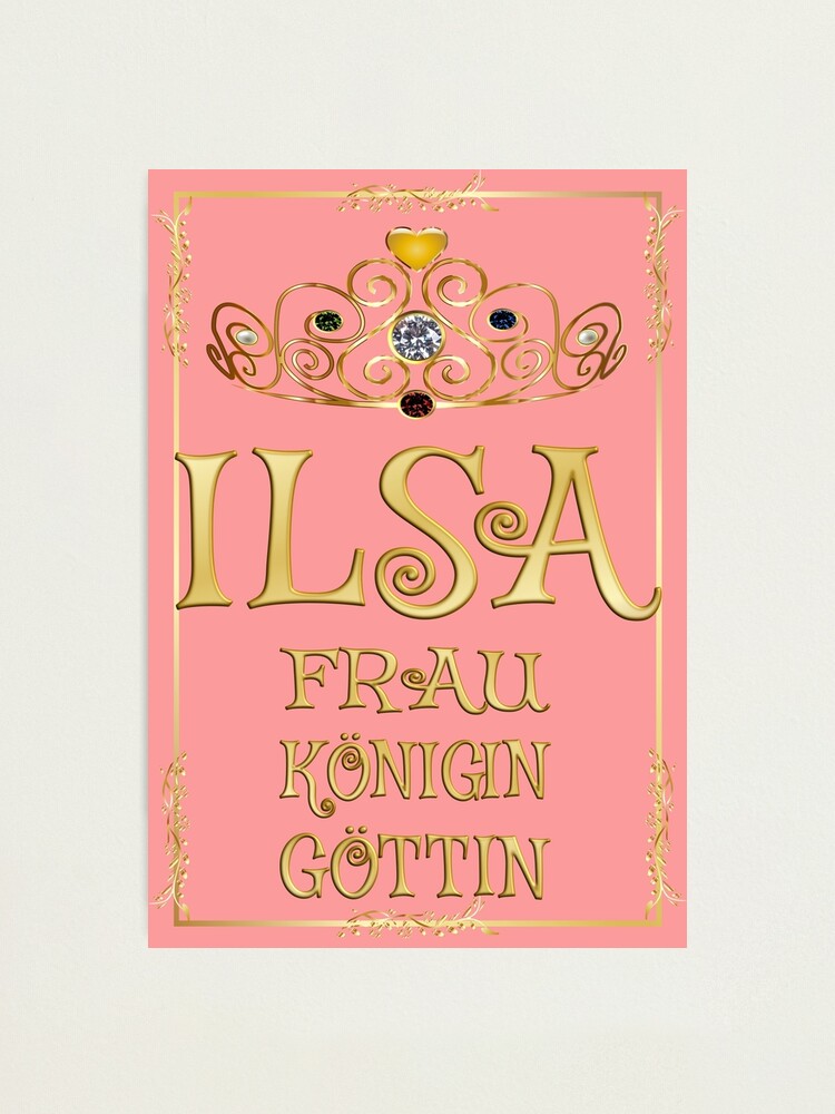 "Ilsa - woman - queen - goddess" Photographic Print for Sale by ...