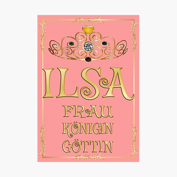 "Ilsa - woman - queen - goddess" Photographic Print for Sale by ...