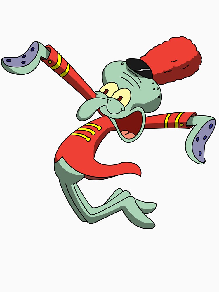 "Squidward BAND GEEKS" T-shirt for Sale by cinsaut | Redbubble ...
