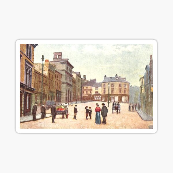 "Market Hill, Barnsley, South Yorkshire, England" Sticker for Sale by ...