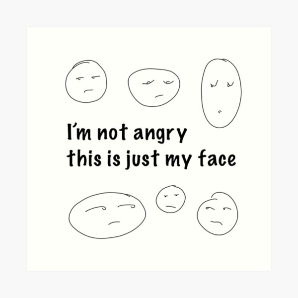 "Just my face" Art Print for Sale by Pexxaa | Redbubble