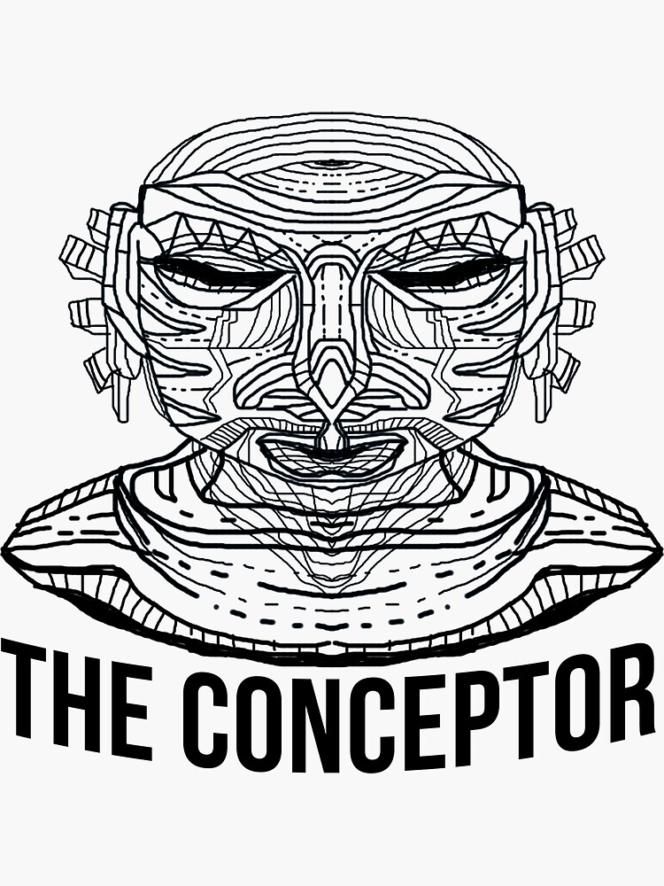 "The Conceptor" Sticker for Sale by bakorakyat | Redbubble