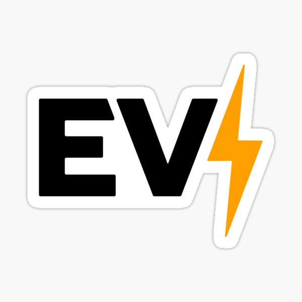 "EV - Electric Vehicle" Sticker for Sale by evsquad | Redbubble
