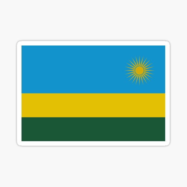"Rwanda Flag" Sticker for Sale by Nujabes2010 | Redbubble
