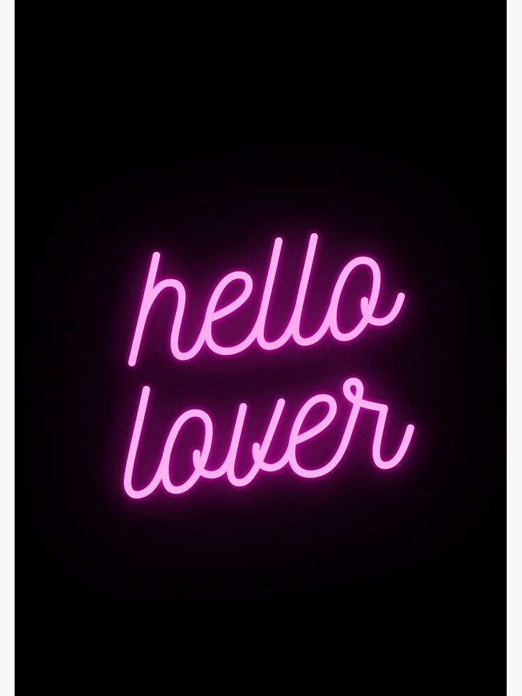 Hello Lover Sticker For Sale By Emileenapud Redbubble 