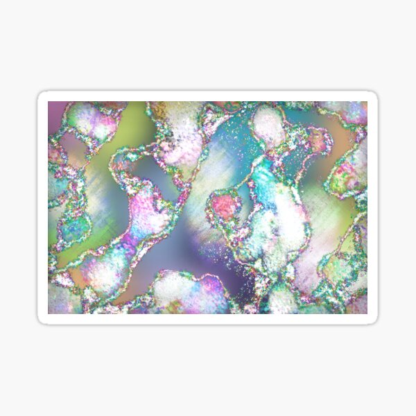 "Veri Peri Iridescent Opal Gemstone" Sticker by CalmingColors | Redbubble