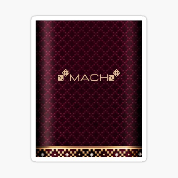 "mach design" Sticker for Sale by cha-raf | Redbubble