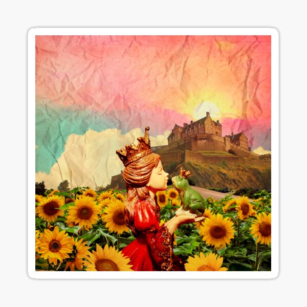 "Sunflower princess" Sticker for Sale by chlyyrinen | Redbubble