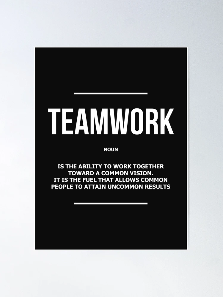 Motivierende Teamwork Bilder Wandtattoo Teamwork Begriffe