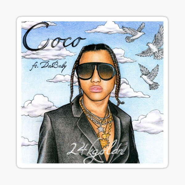 "coco 24k" Sticker for Sale by vellerlu | Redbubble