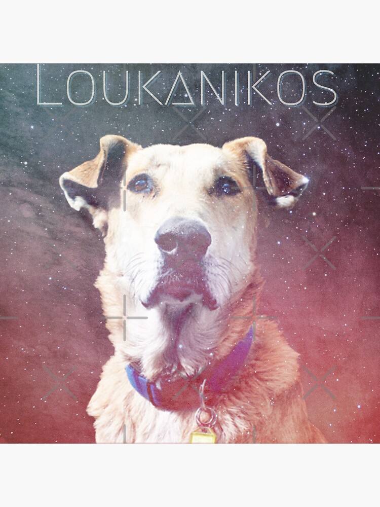 "Tribute to Loukanikos | Riot Dog" Sticker for Sale by Mushroom101 ...