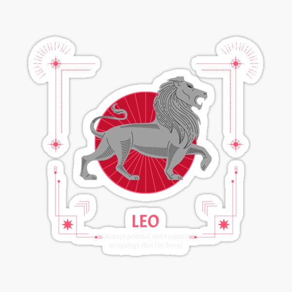"Leo" Sticker for Sale by ART-Homes | Redbubble