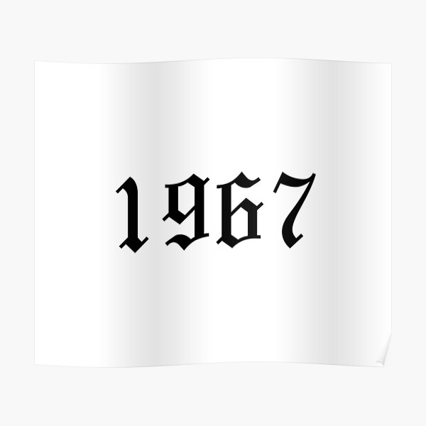 "1967 Old English" Poster by MSA-42 | Redbubble