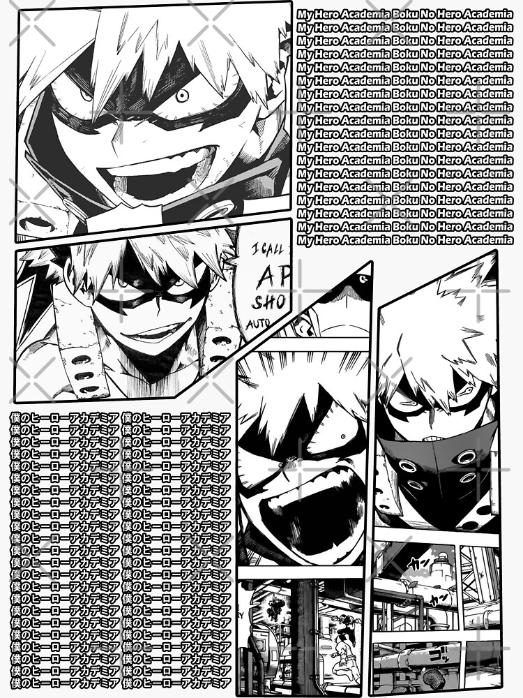 "Katsuki Bakugou My Hero Academia Boku no hero academia Manga Panel ...