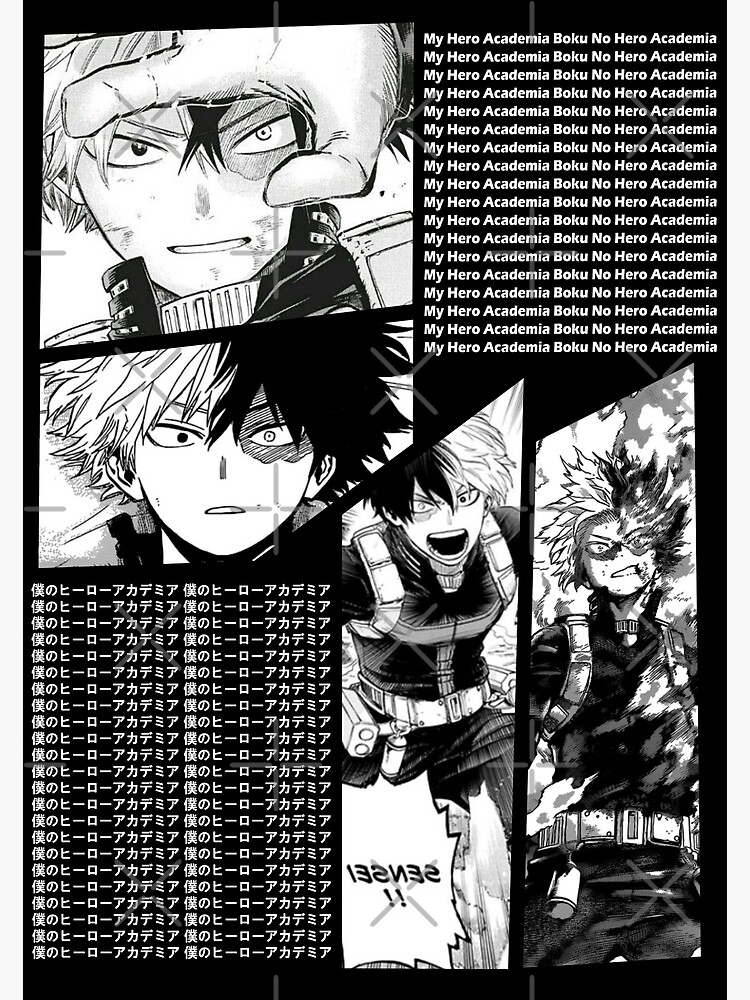 "Shoto Todoroki My Hero Academia Boku no hero academia Manga Panel ...