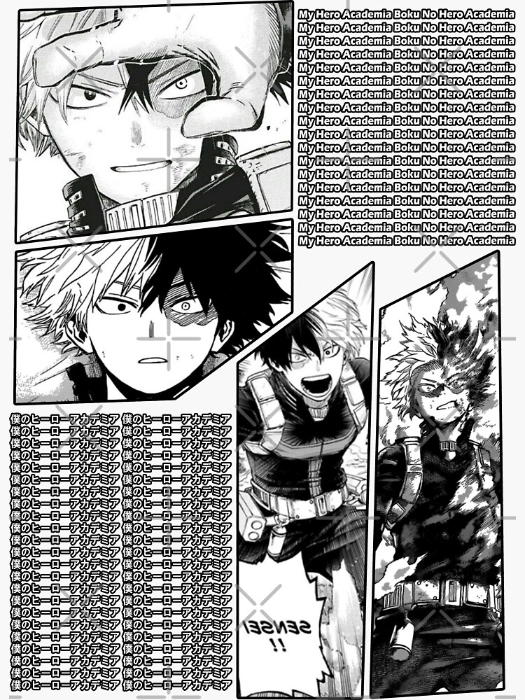 Sticker « Shoto Todoroki My Hero Academia Boku no hero academia Manga ...