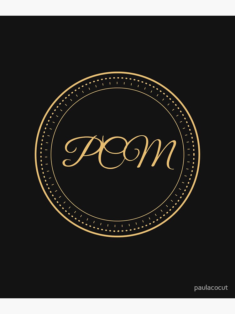 "PCM" Sticker for Sale by paulacocut | Redbubble