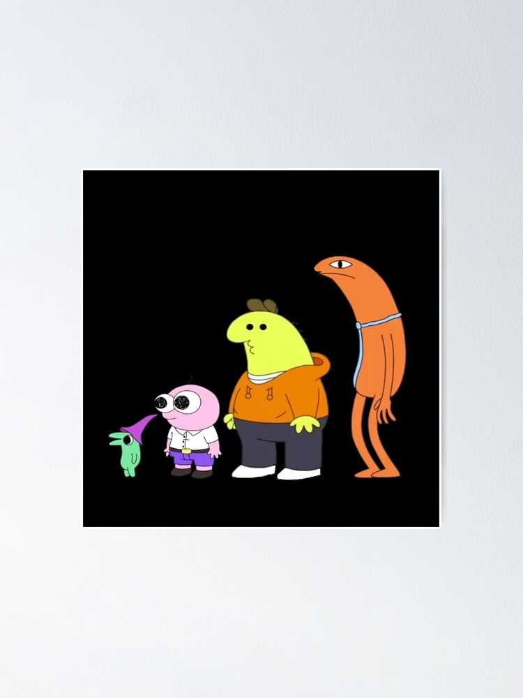 "smiling friends" Poster by Poul98 | Redbubble