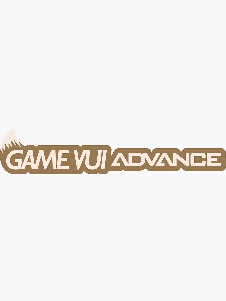 "Game Vui Advance parody logo" Sticker for Sale by EeveeEuphoria ...