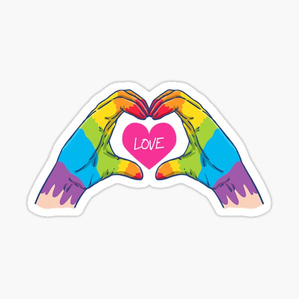 "Gay Pride Lesbian Pride Lgbt Rainbow" Sticker for Sale by gonzales6422 ...