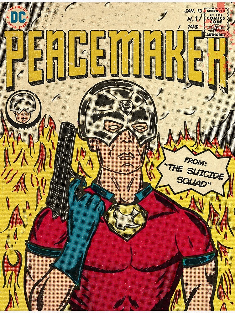"Peacemaker Retro comic" Poster by CosmicDomine | Redbubble