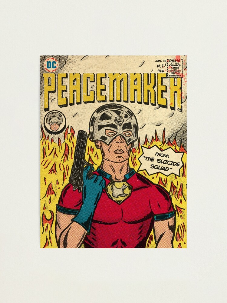 "Peacemaker Retro comic" Photographic Print for Sale by CosmicDomine ...