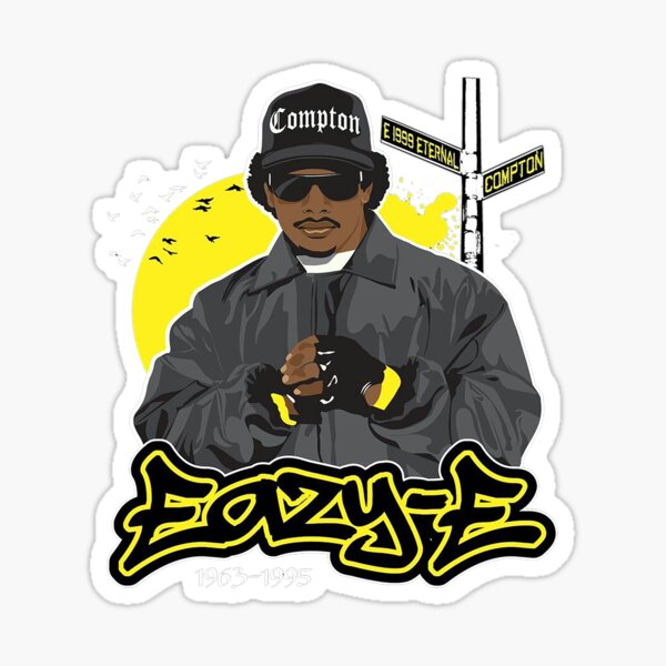 "Eazy-e" Sticker for Sale by o-livai | Redbubble