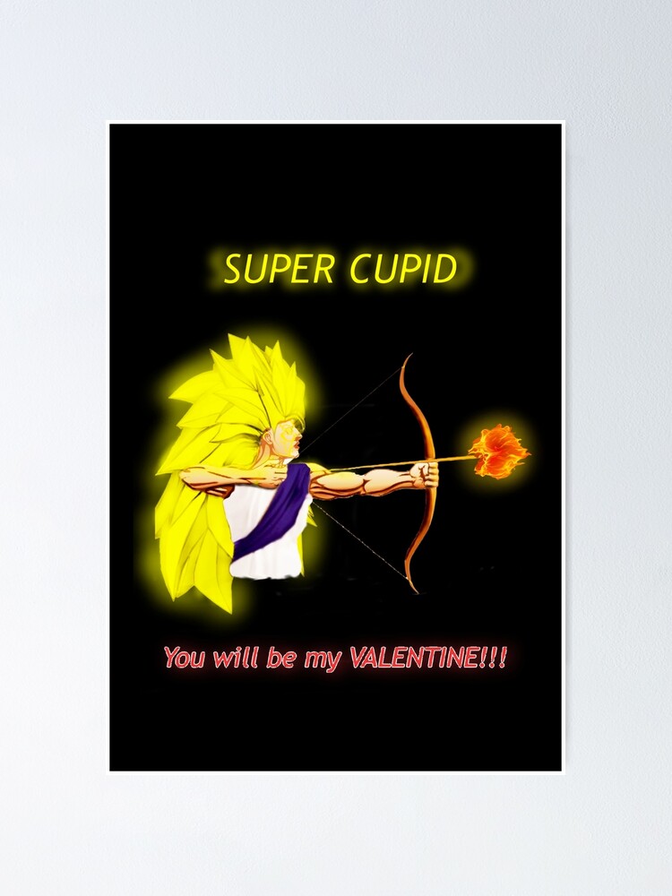"Super Cupid" Poster for Sale by Boztik-Designs | Redbubble