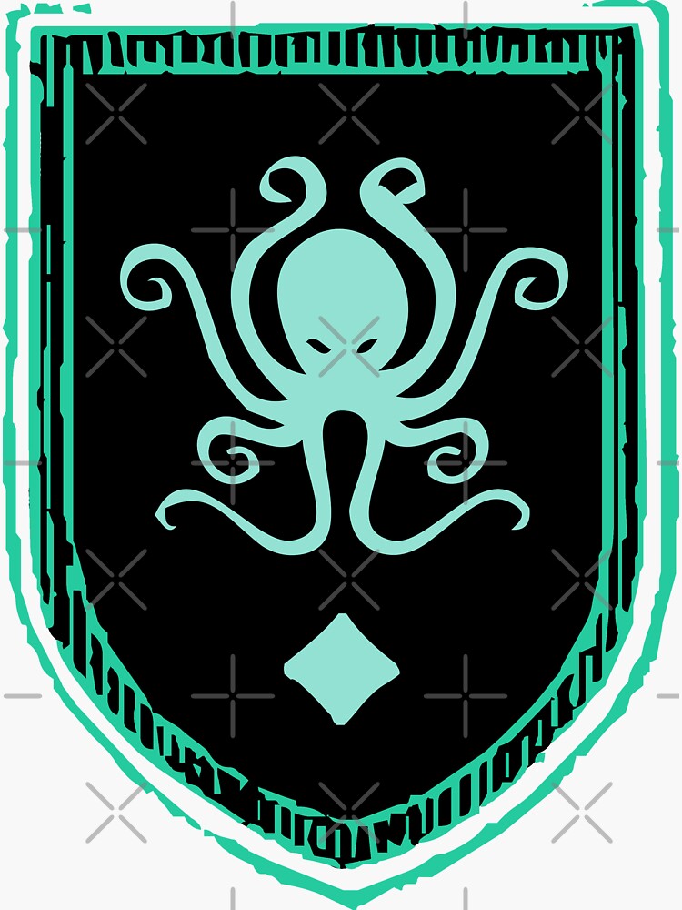 "Green Strange Octopus Old Sigil" Sticker for Sale by jorgechubuter ...