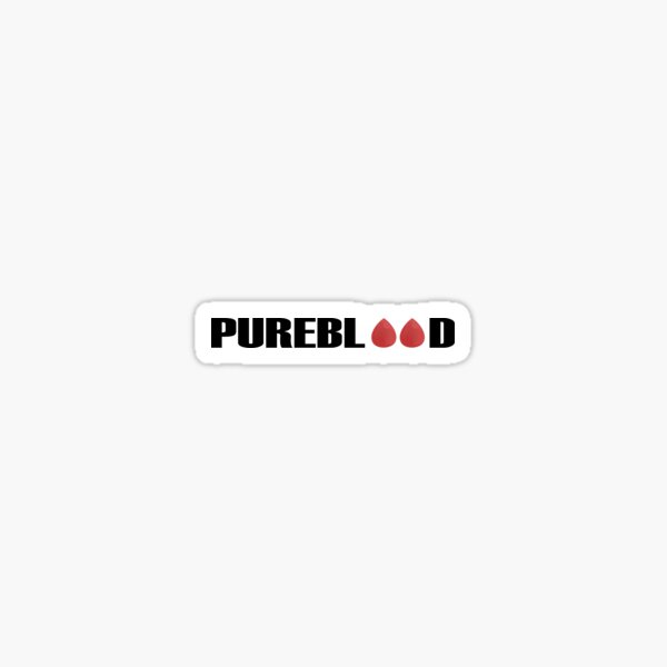 "Pureblood" Sticker by atoyz | Redbubble
