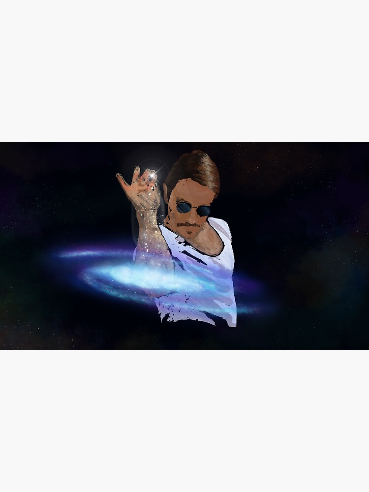 "Cosmic Salt Bae" Sticker for Sale by architeuthidae | Redbubble