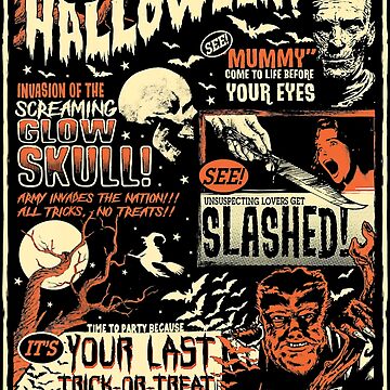 "Horror Movie Rare Vintage Halloween" Poster for Sale by EveNew5 ...