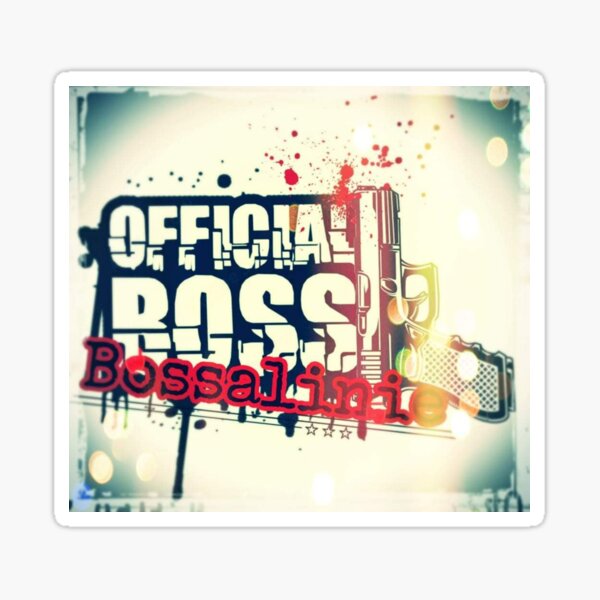 ""Official Boss" Bossalinie Merchandise #2" Sticker for Sale by ...
