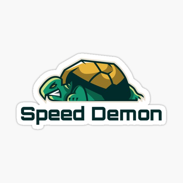 "Speed Demon" Sticker for Sale by lawoodard1 | Redbubble