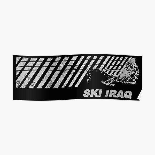 "Ski Iraq Billy Chenowith Six Feet Under (White Design)" Poster by Lick ...
