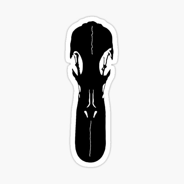 "Duck Skull" Sticker for Sale by artistwill | Redbubble