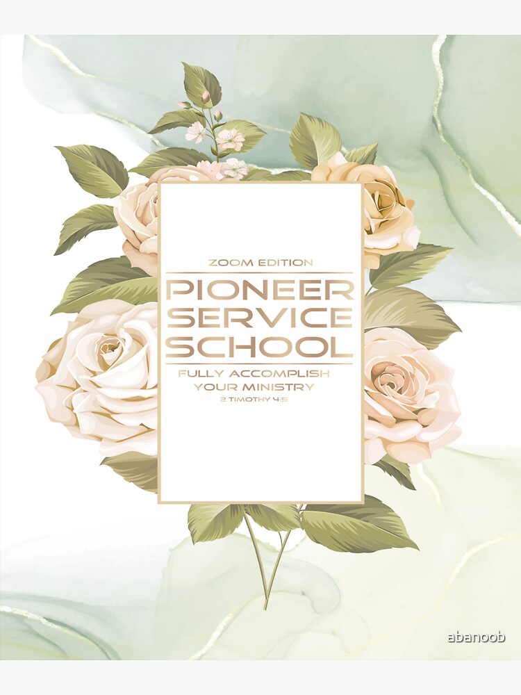 " PIONEER SERVICE SCHOOL 2022" Sticker by abanoob | Redbubble