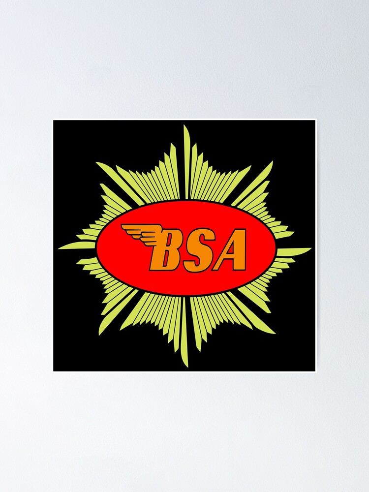 "bsa" Poster for Sale by dellaadellia | Redbubble