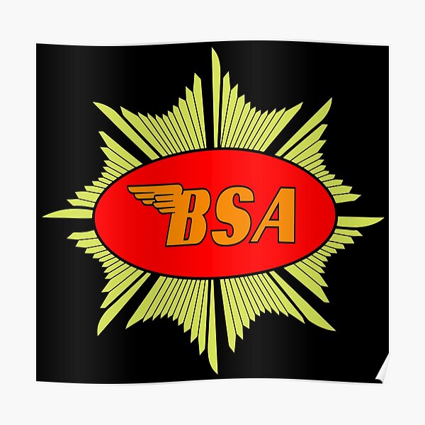 "bsa" Poster for Sale by dellaadellia | Redbubble