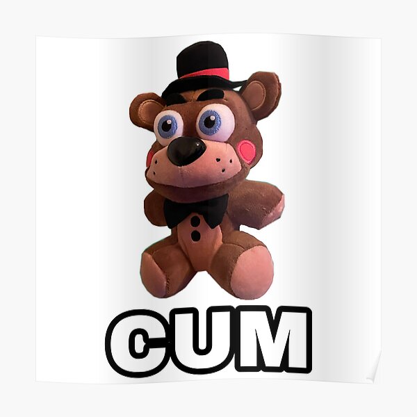 "Inappropriate FNAF Freddy Plush Quote T-Shirt" Poster by sailorwiitch ...