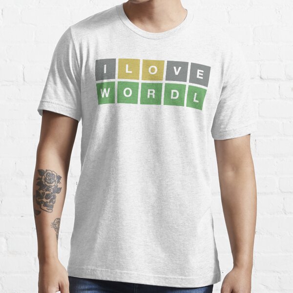 "I Love Wordle" T-shirt for Sale by murialbezanson | Redbubble | wordle ...