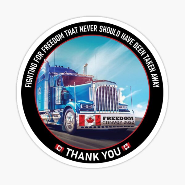 Trucker Support Car Decal Freedom Convoy 2022 Car Decal Stickers ...