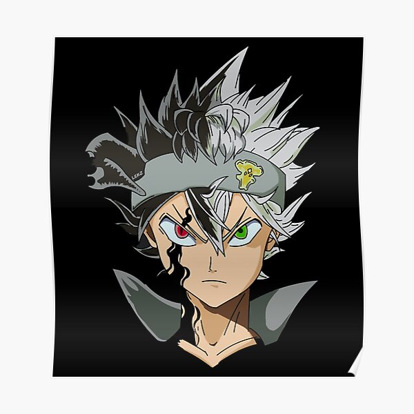 "Black Clover - Asta" Poster for Sale by DESERTHUNTER | Redbubble