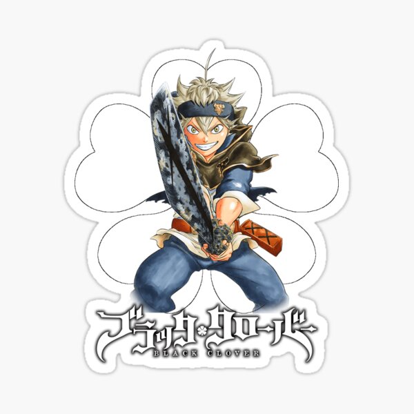 "Black Clover - Asta" Sticker for Sale by DESERTHUNTER | Redbubble