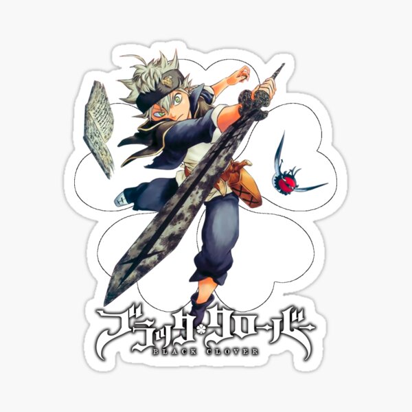 "Black Clover - Asta" Sticker for Sale by DESERTHUNTER | Redbubble