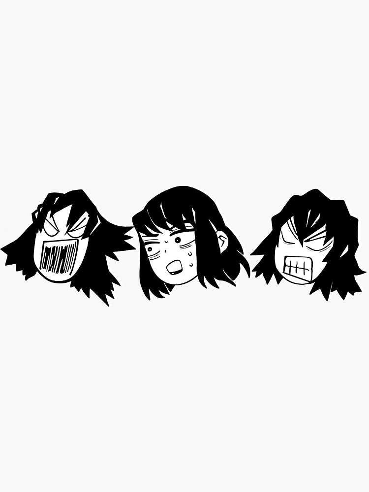 "Demon Slayer - Inosuke" Sticker by sydnini-art | Redbubble