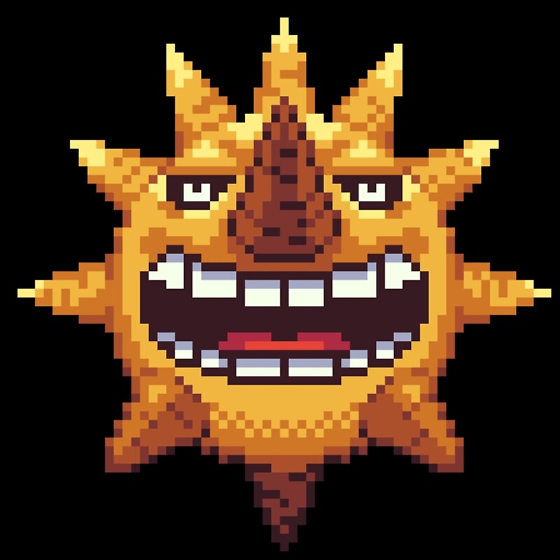 "Soul Eater Sun Pixel Art" by Lumyoss | Redbubble